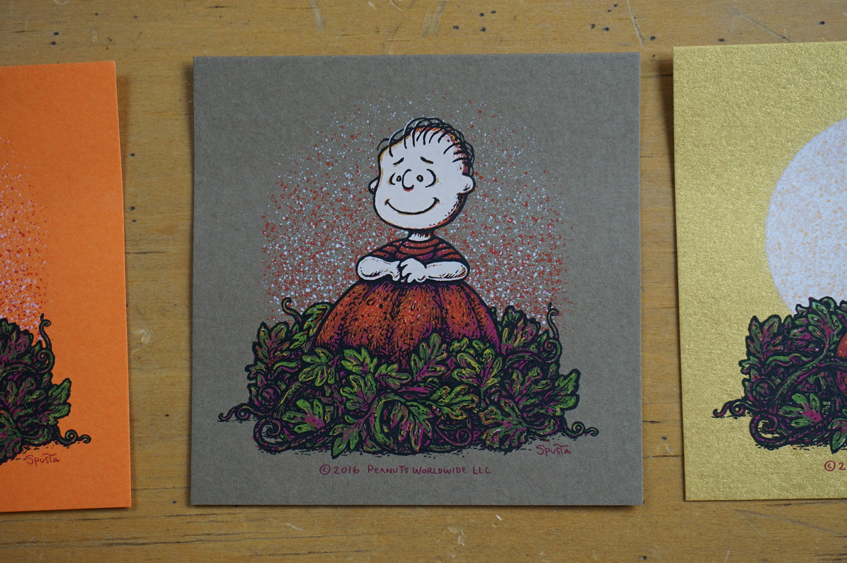 It's The Great Pumpkin Charlie Brown - 2016 Marq Spusta poster 3 hand ...