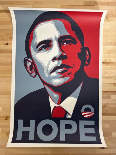 Obama Hope - 2008 Shepard Fairey poster Obey art print – Sold Out Posters