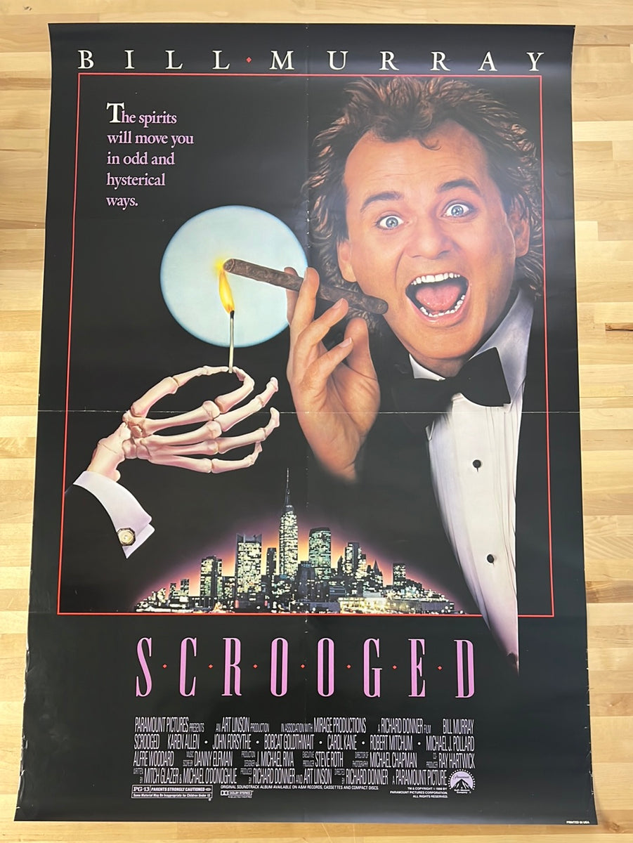 Scrooged - 1988 movie poster original 27x40 – Sold Out Posters