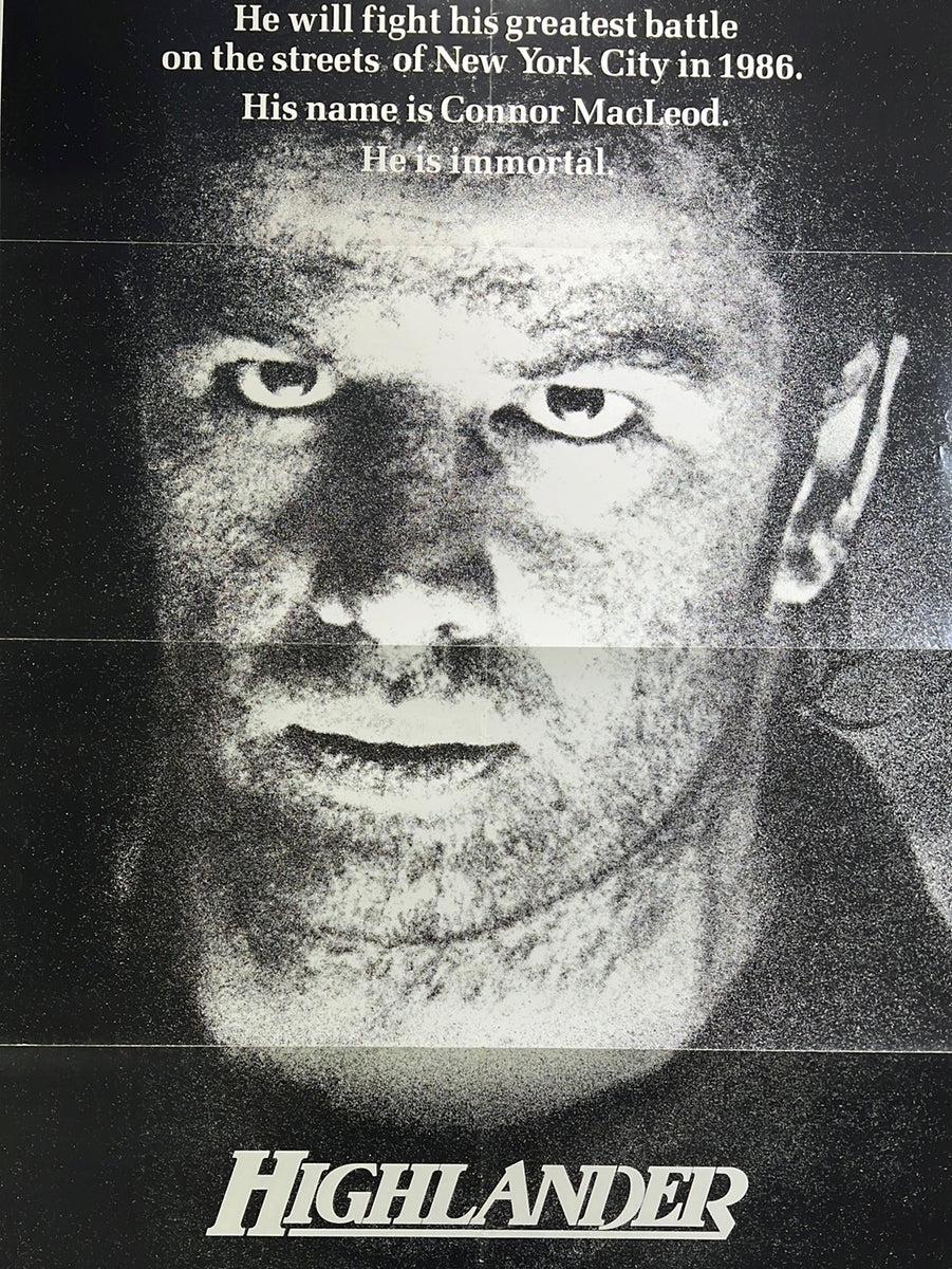 Highlander - 1986 movie poster original – Sold Out Posters
