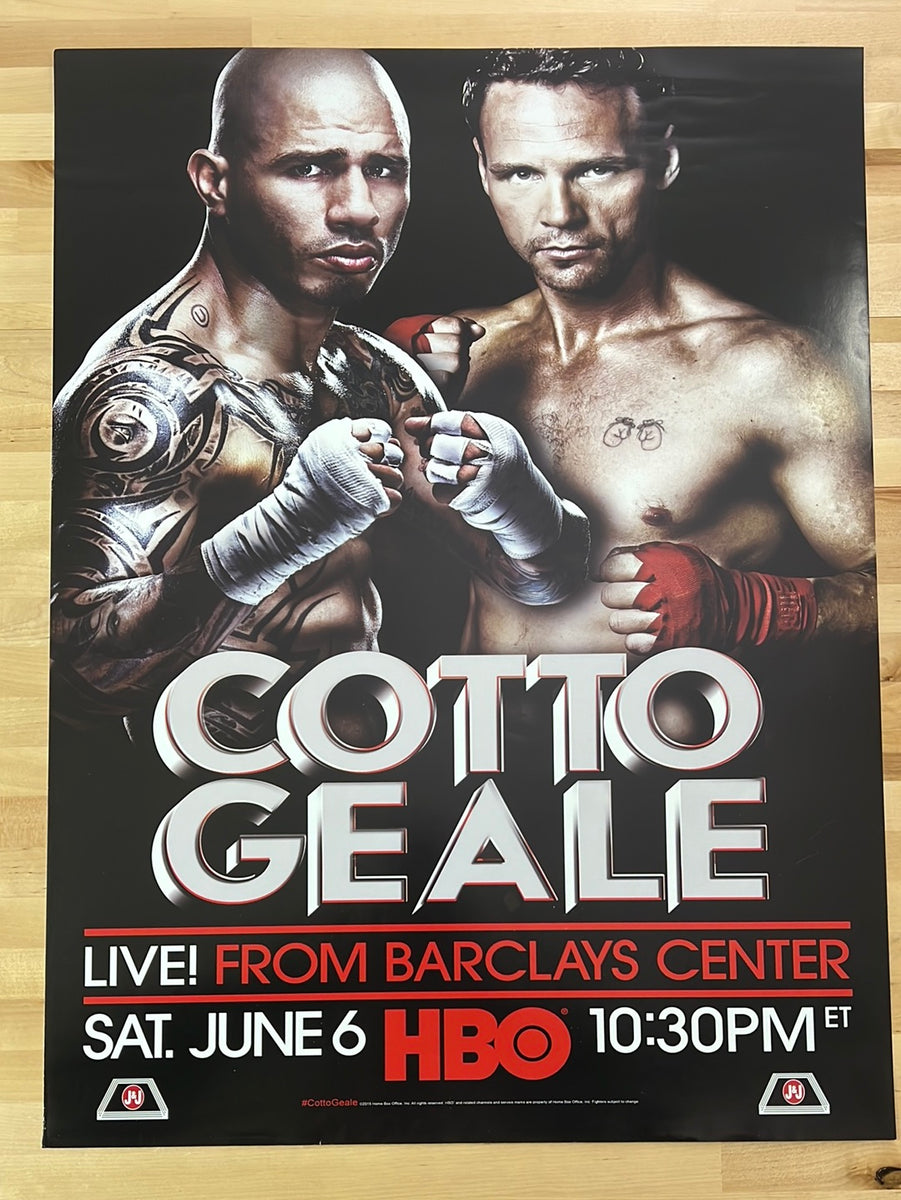 Boxing - 2015 Cotto vs Geale Poster – Sold Out Posters