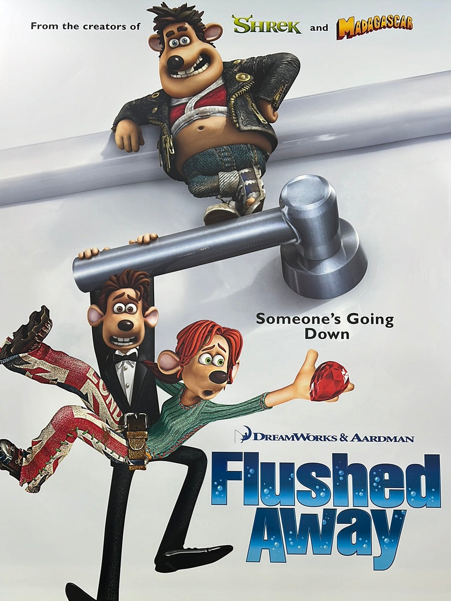 Flushed Away - 2006 movie poster original (VERSION 1) – Sold Out Posters