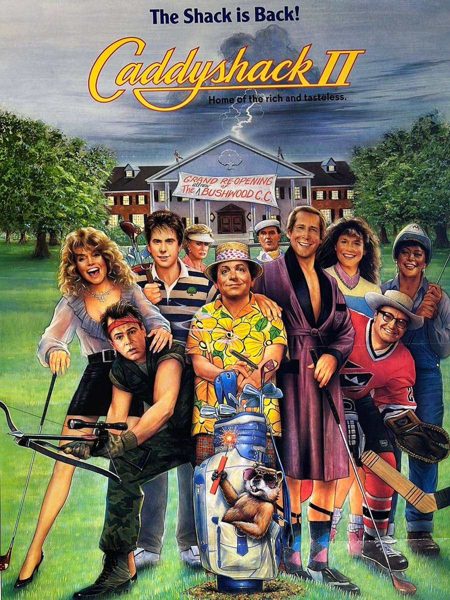 Caddyshack II - 1988 one sheet movie poster original vintage 27x40 ...