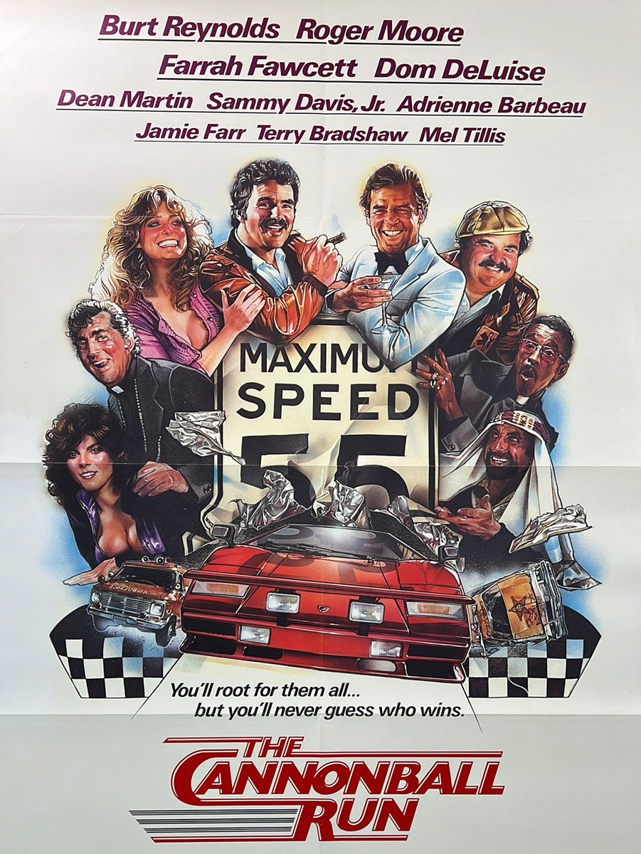 The Cannonball Run - 1981 movie poster original vintage – Sold Out Posters