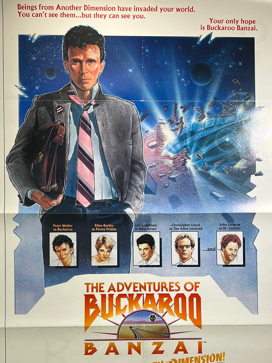 The Adventures Of Buckaroo Banzai - 1984 movie poster original – Sold ...