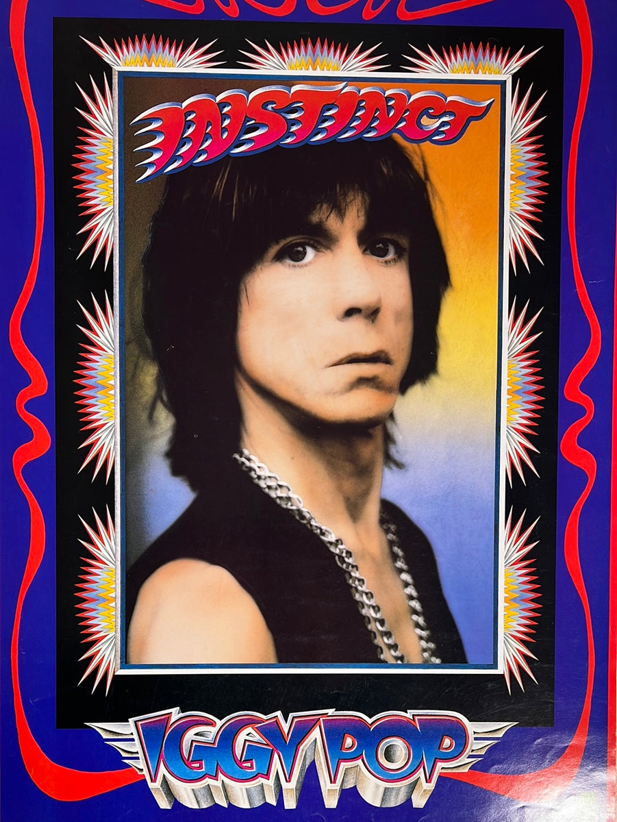 Iggy Pop - 1988 promo poster Instinct – Sold Out Posters