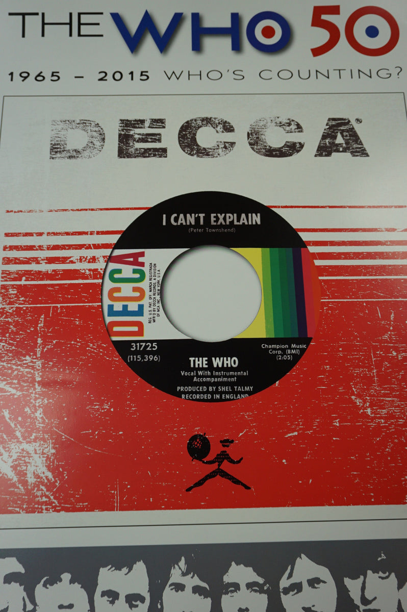 The Who - 2015 Richard Evans poster Who's Counting 50th Anniversary To ...