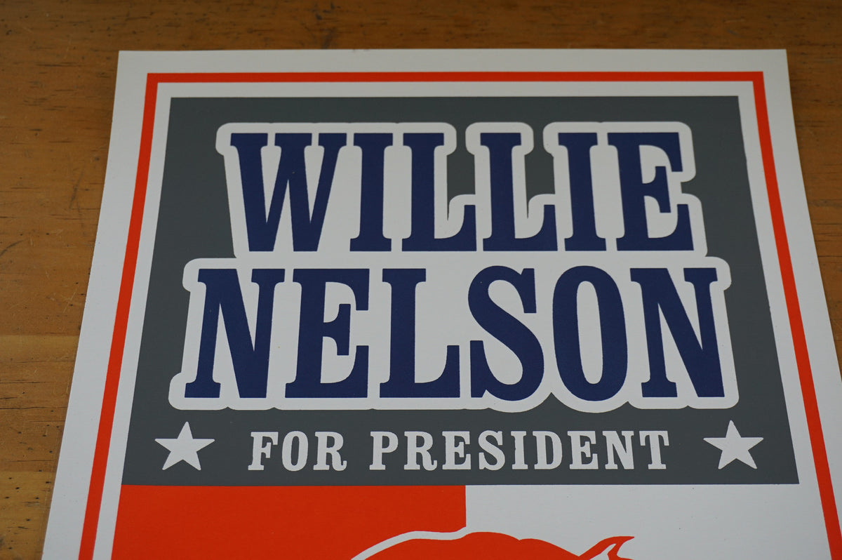 Willie Nelson - 2008 Uncle Charlie poster Houston TX HOB – Sold Out Posters