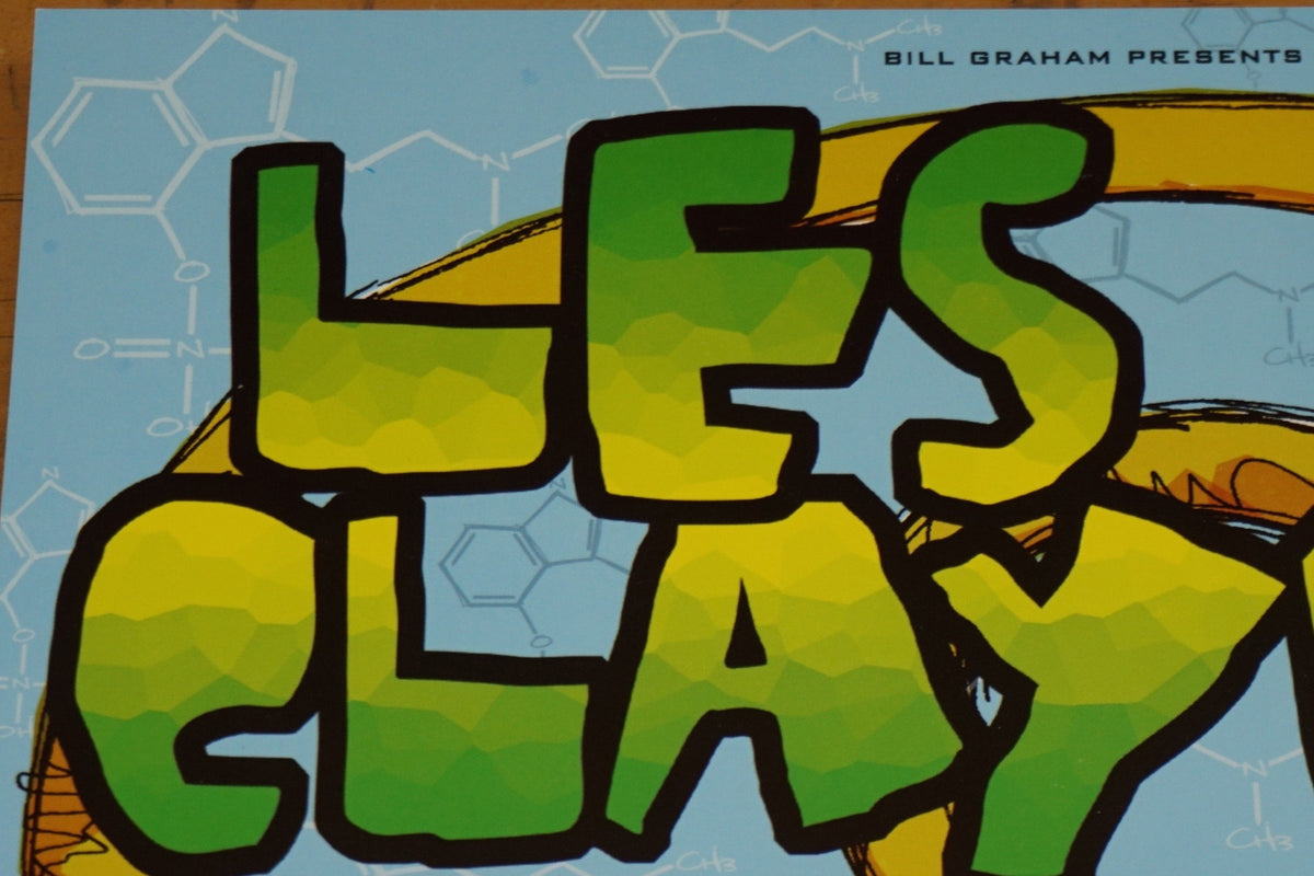 Les Claypool - 2001 Dawn Schaefer Bill Graham poster Fillmore San Fran ...