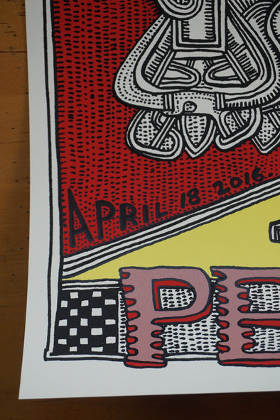 Pearl Jam - 2016 Zio Ziegler poster Hampton, VA Coliseum – Sold Out Posters