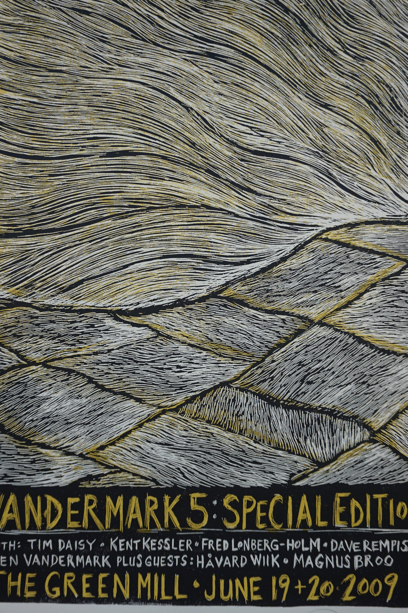 Vandermark 5 - 2009 Dan Grzeca poster Special Edition Chicago The Green ...