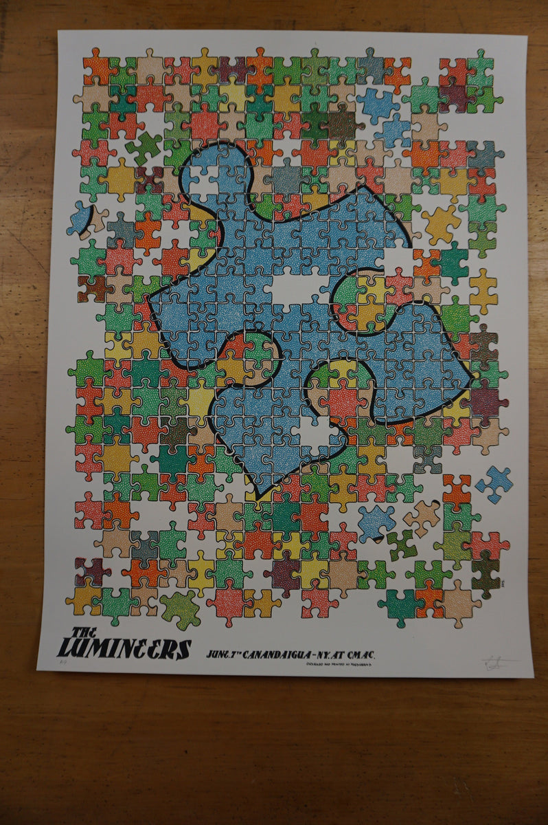 Lumineers - 2013 Fugscreens Studios poster Canadaigua, NY CMAC – Sold ...