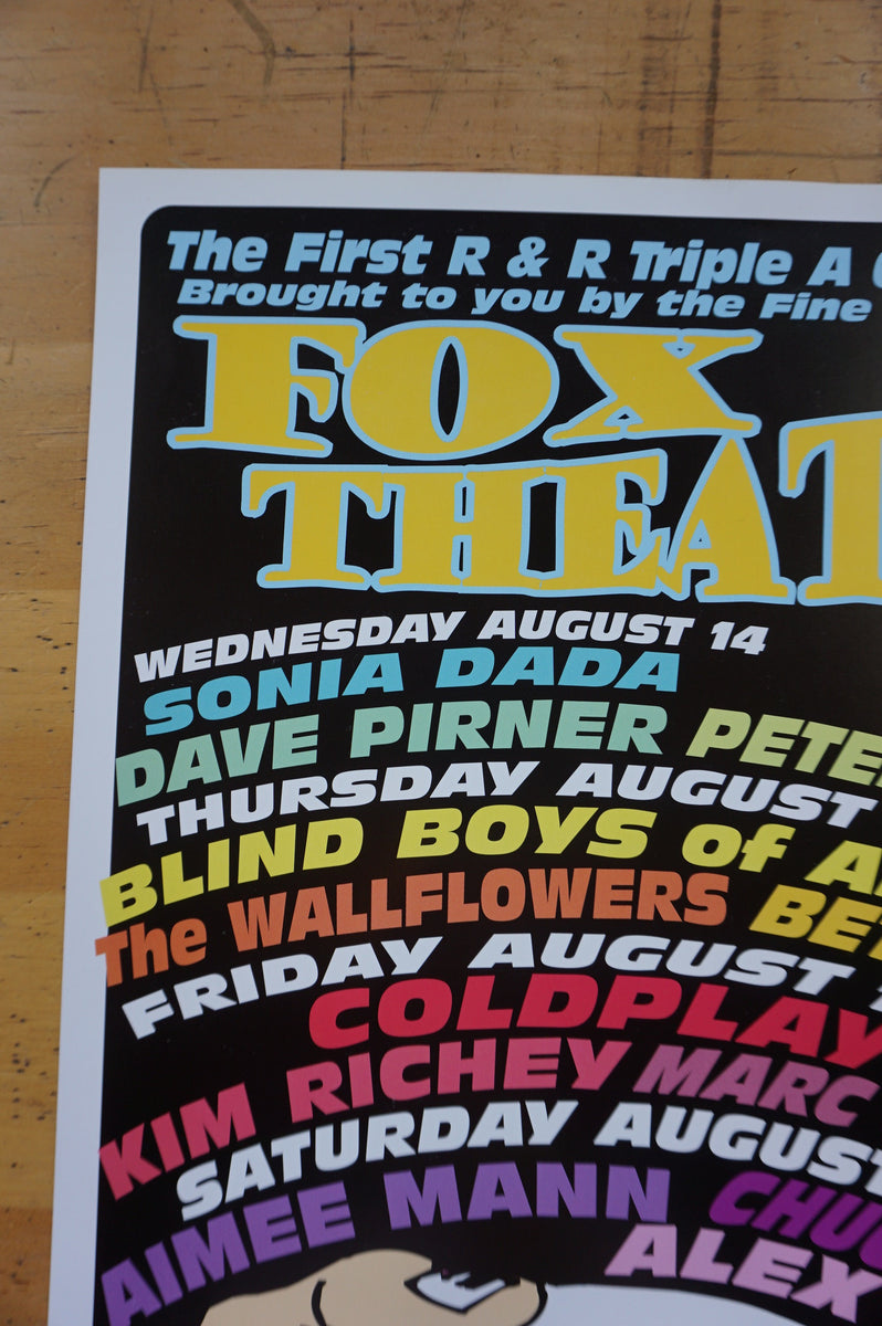 Triple A Convention - Jeff Holland poster Boulder, CO, Coldplay, The W ...