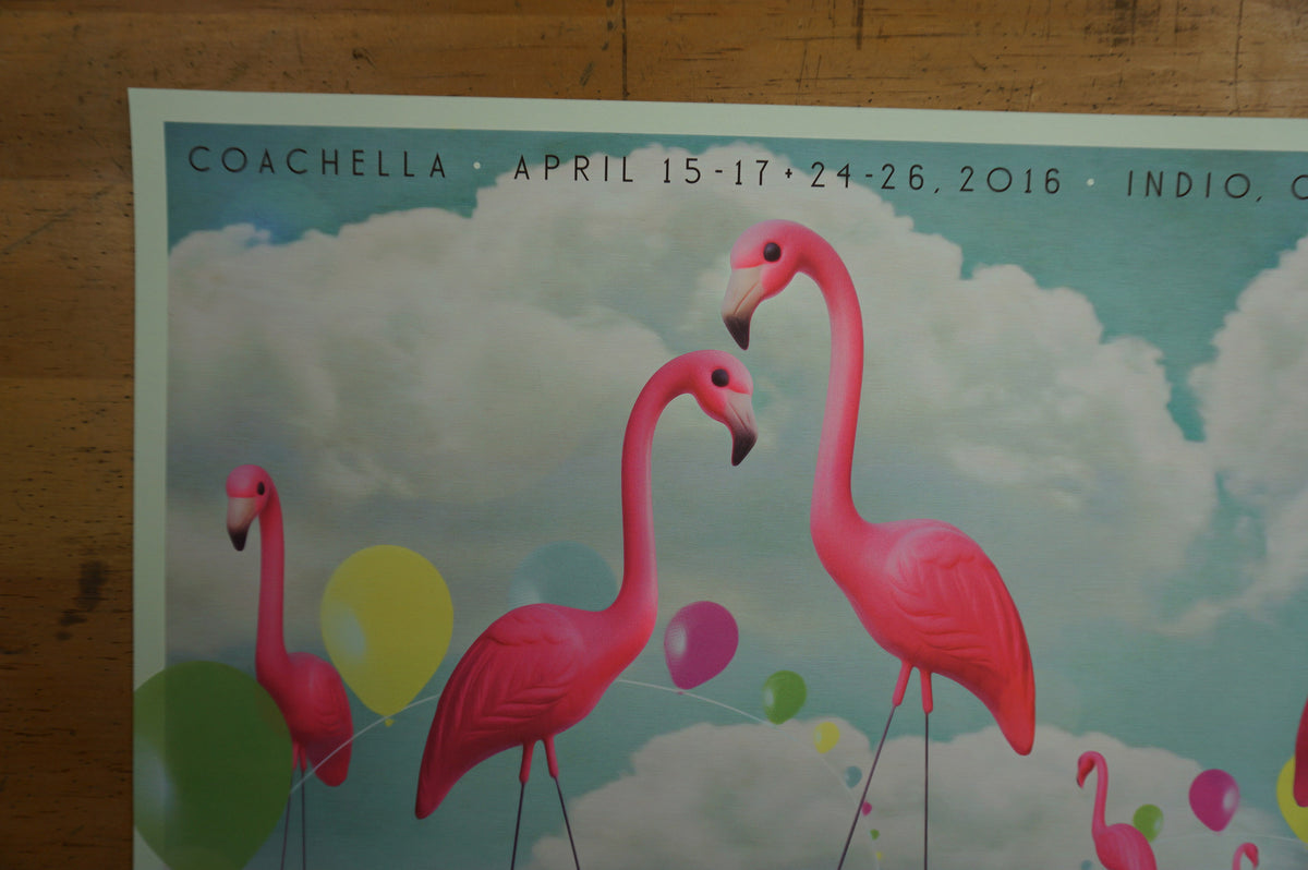 Coachella - 2016 Kii Arens poster Indio California AP signed – Sold Out ...