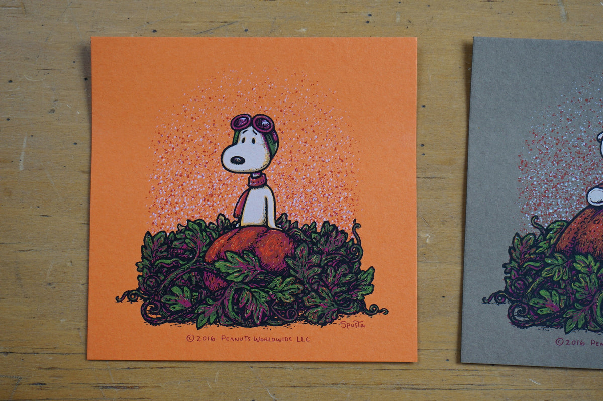 It's The Great Pumpkin Charlie Brown - 2016 Marq Spusta poster 3 hand ...