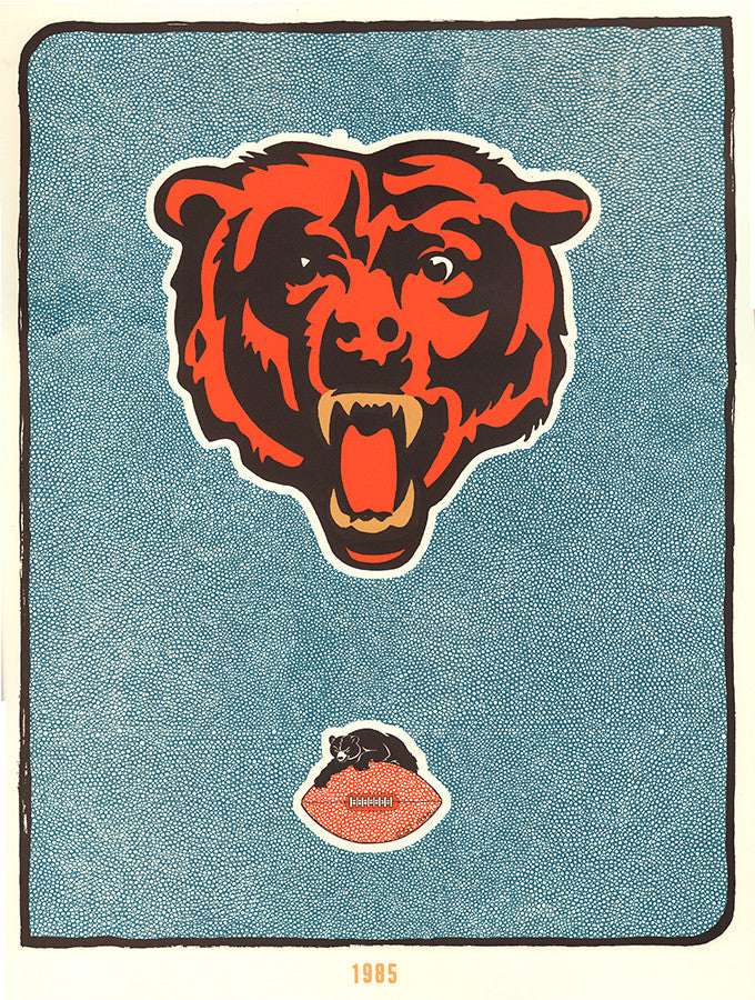 Chicago Bears - Fugscreens Studios poster Soldier Field 1985 – Sold Out ...