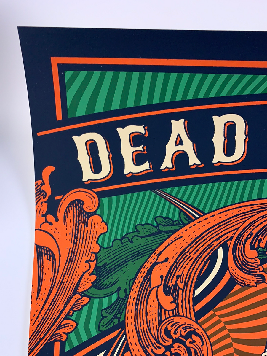 Dead & Company - 2016 Status Serigraph poster Boston Fenway Summer Tou ...
