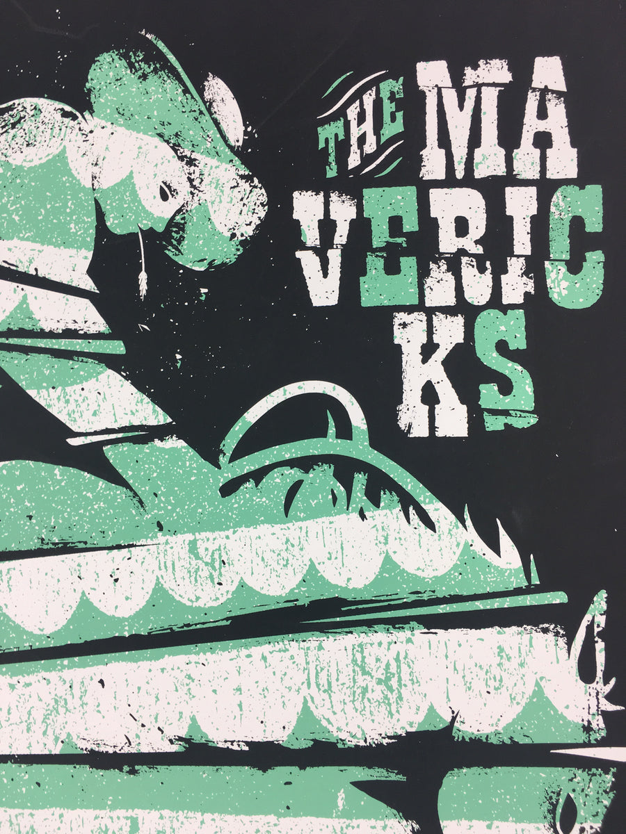 The Mavericks - 2017 Max Mahn Poster Portland, OR Revolution Hall ...