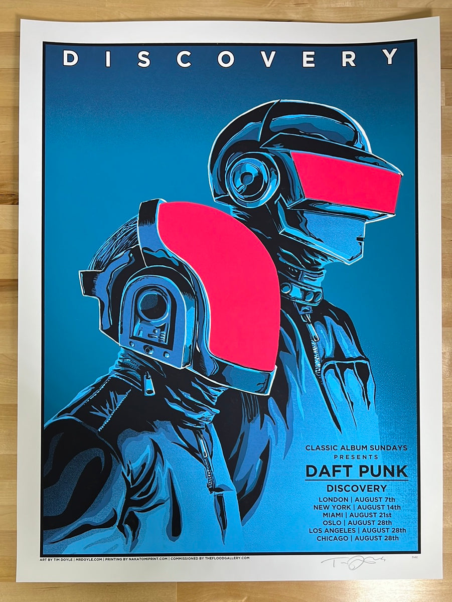 Daft Punk - 2022 Tim Doyle Poster Discovery Regular ed. – Sold Out Posters
