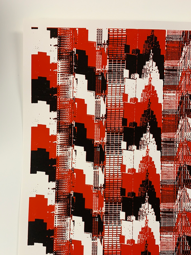 The White Stripes - 2005 Rob Jones Poster Euro Tour – Sold Out Posters