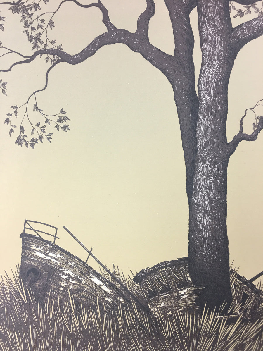 Where We Began 1 - 2013 Justin Santora Poster Art Print – Sold Out Posters