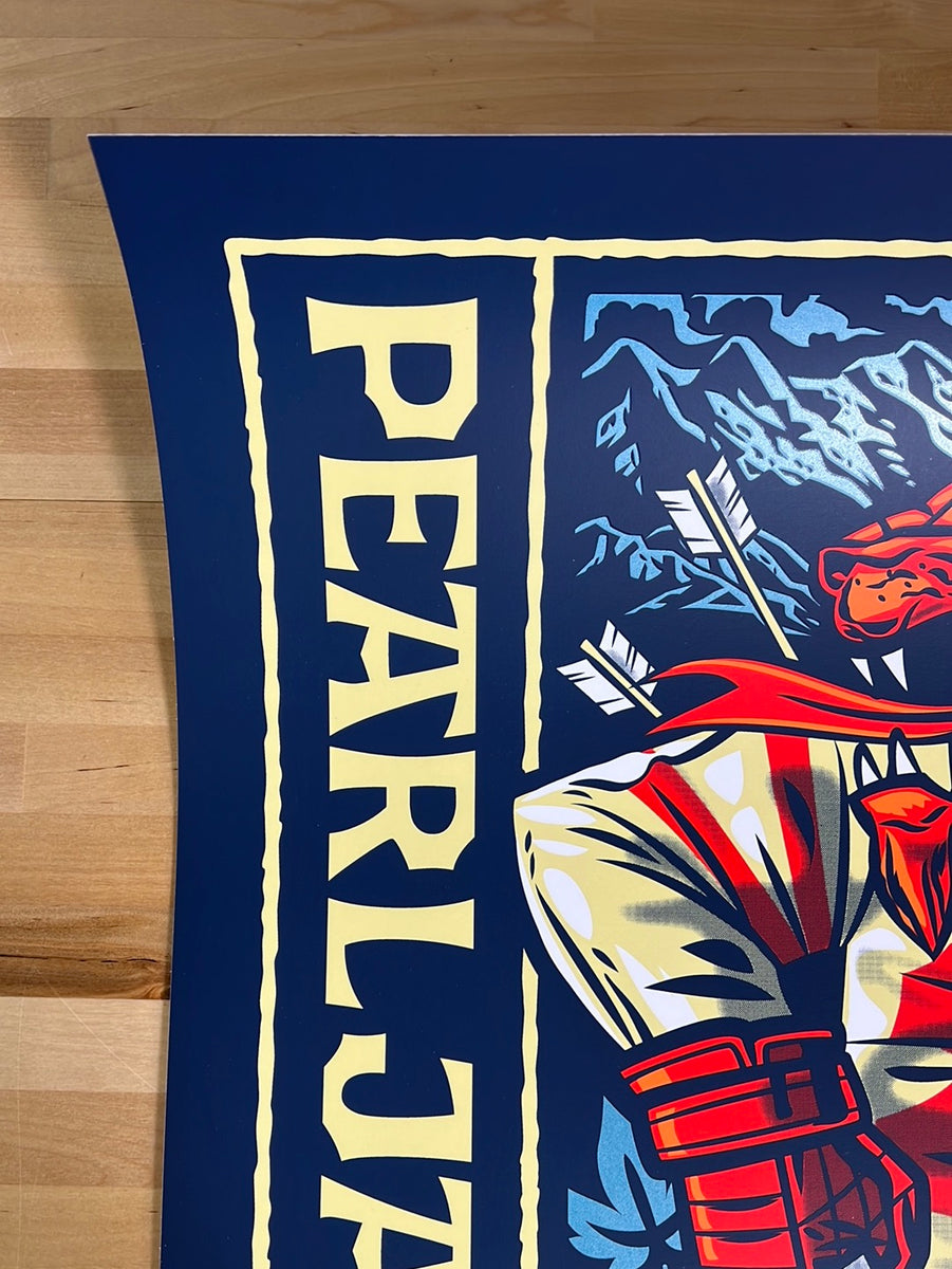 Pearl Jam - 2022 Travis Price poster Zurich, SWI Hallenstadion – Sold ...