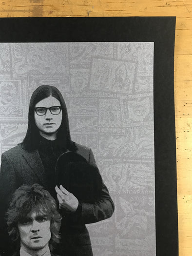 The Raconteurs - 2008 Rob Jones poster black light, stamps, Jack White ...