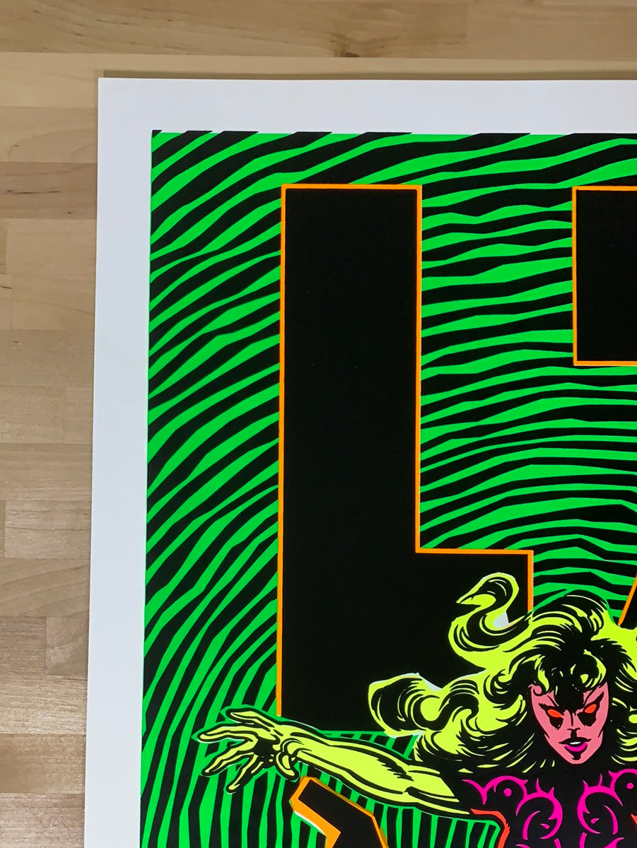 L7 - 1993 T.A.Z. poster West Coast tour 1st ed – Sold Out Posters