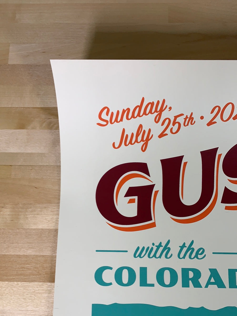 Guster - 2021 Michael Penta poster Red Rocks Morrison, CO – Sold Out ...