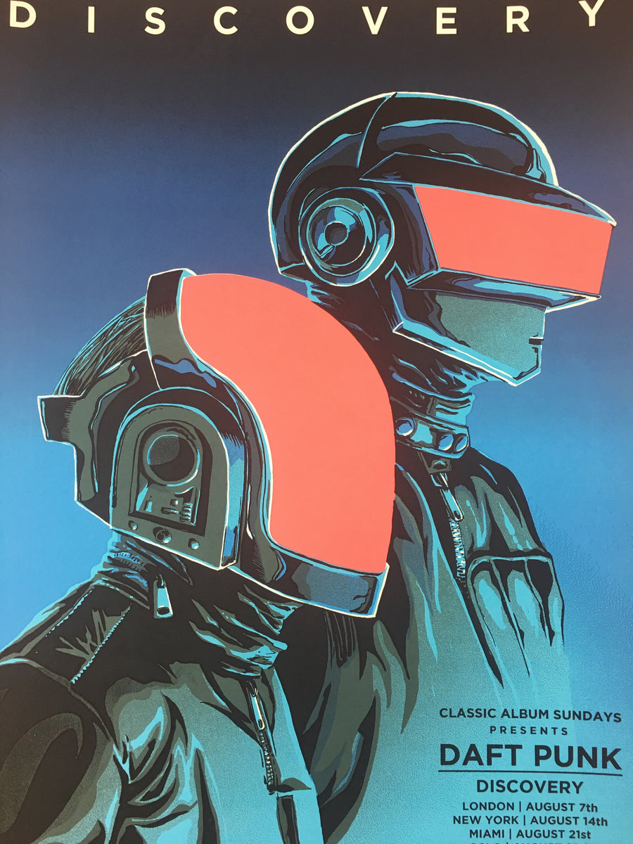 Daft Punk - 2021 Tim Doyle Poster Discovery Regular ed. – Sold Out Posters