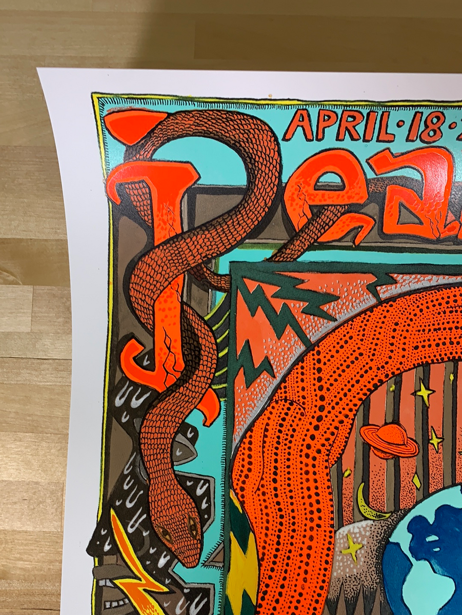 Pearl Jam - 2020 Zio Ziegler poster Oakland, CA – Sold Out Posters