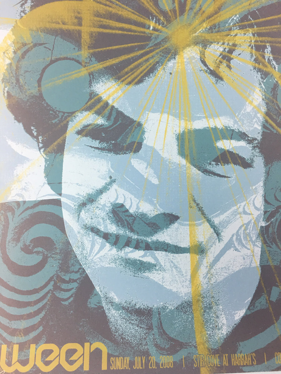 Ween - 2008 Todd Slater Poster Council Bluffs, IA Stir Cove at Harrah ...