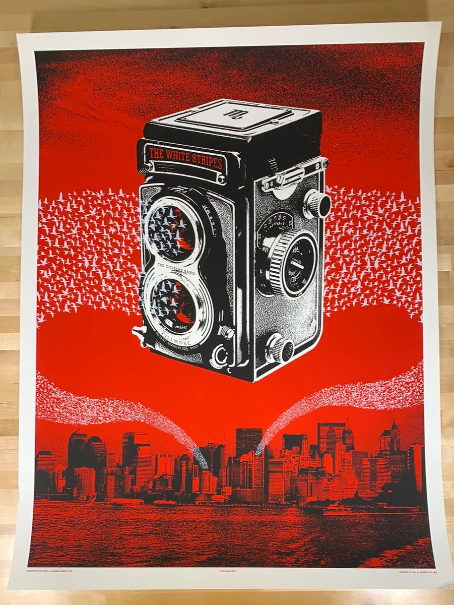 The White Stripes - 2007 Rob Jones Poster New York Irving Plaza – Sold ...