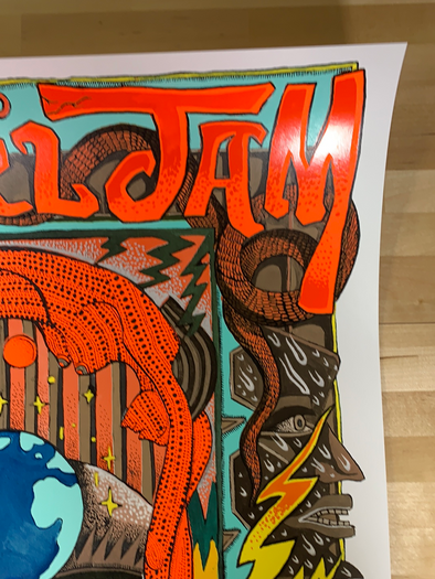 Pearl Jam - 2020 Zio Ziegler poster Oakland, CA – Sold Out Posters