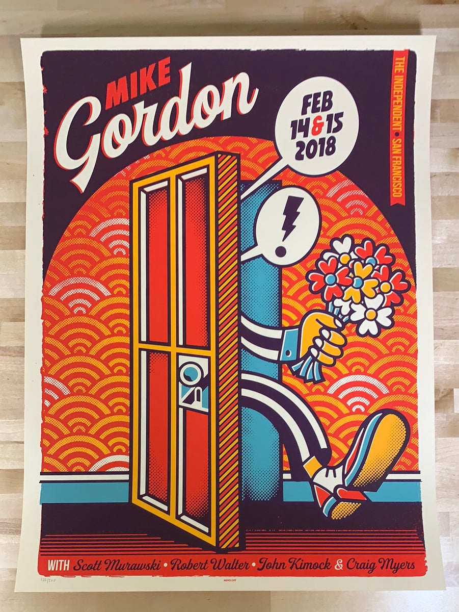 Mike Gordon - 2018 Ivan Minsloff poster San Francisco, CA – Sold Out ...