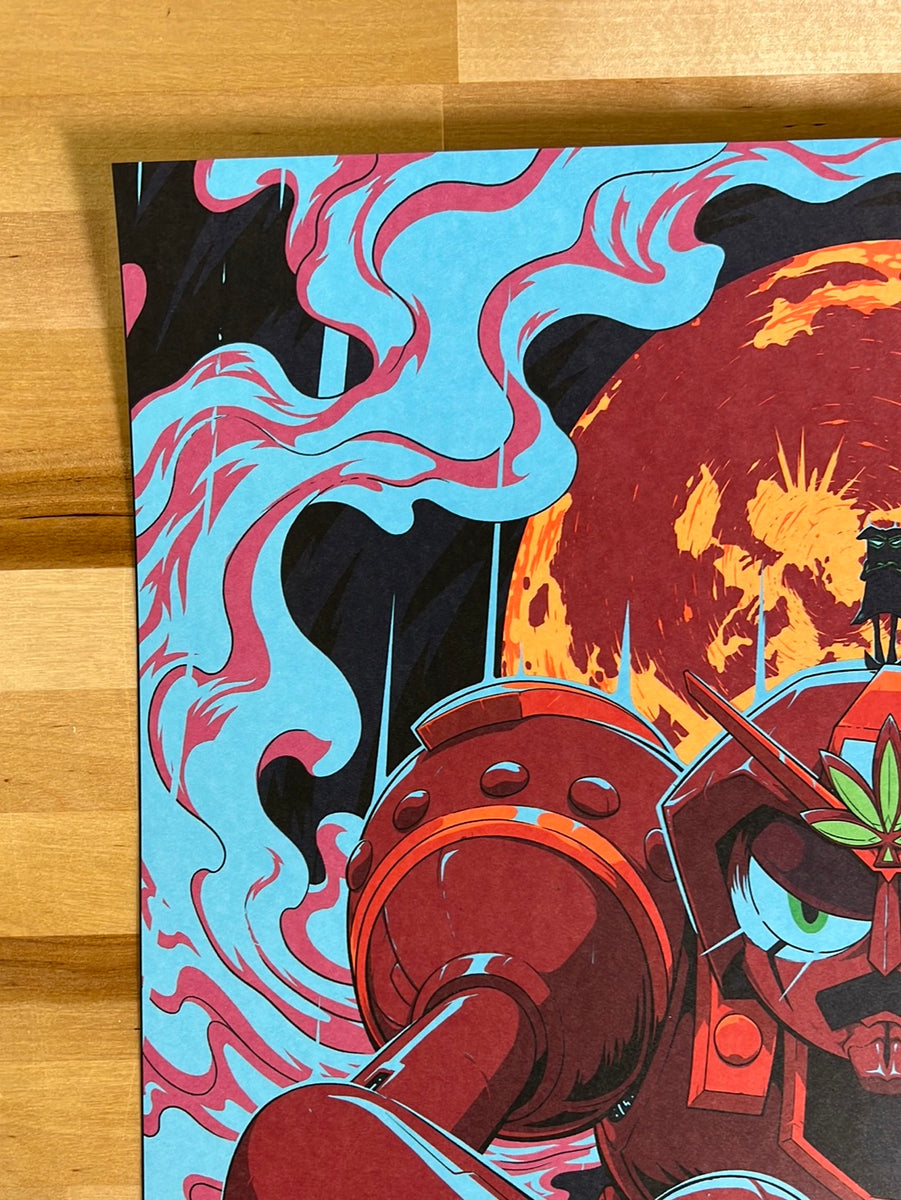 Robot - 2022 Nemo LITHO poster Red Rocks, CO South Park Primus Ween ...