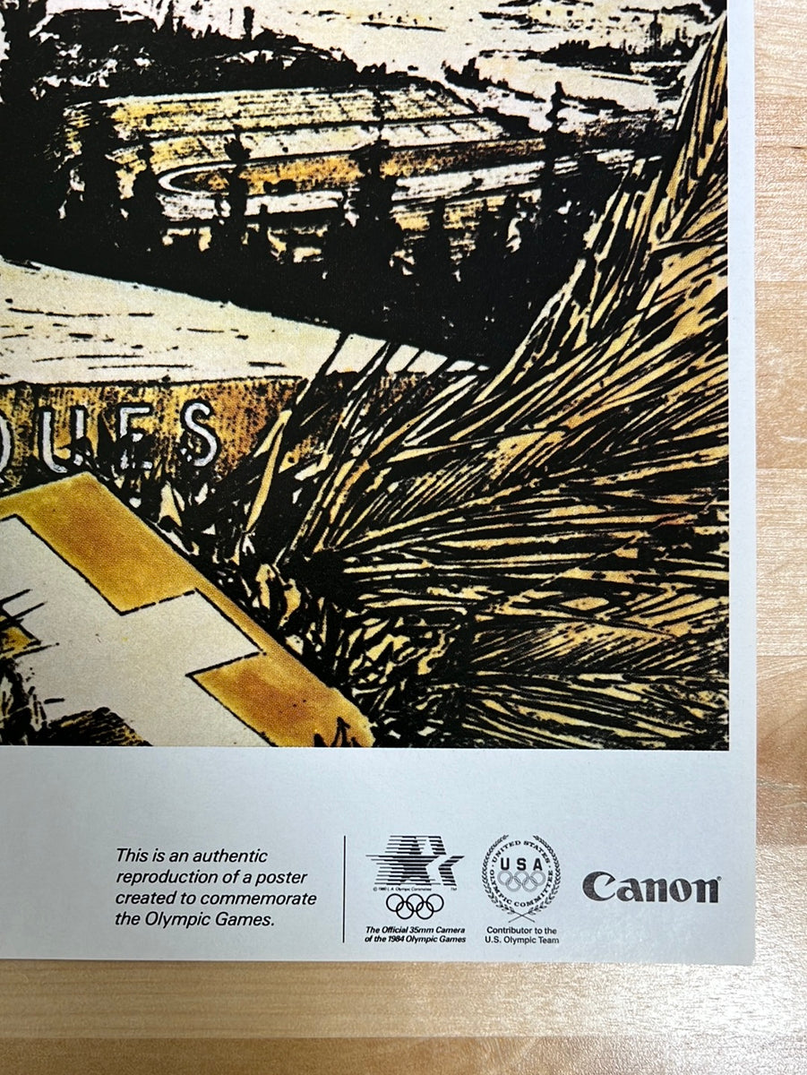 Canon Olympic Commemorative Series 1984 - poster 1896 Athens, Greece ...
