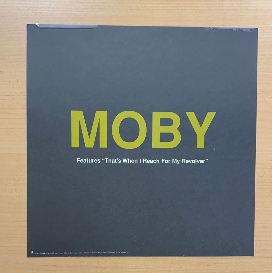 Moby - 1997 original vinyl poster insert 12x12 record art – Sold Out ...