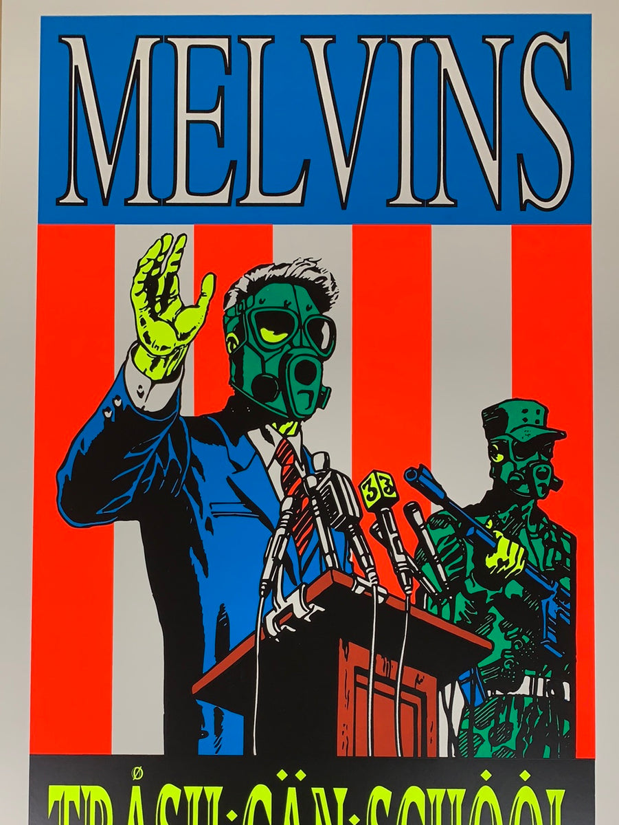 Melvins - 1993 T.A.Z. poster Los Angeles, CA Whisky a Go-Go 1st ed ...