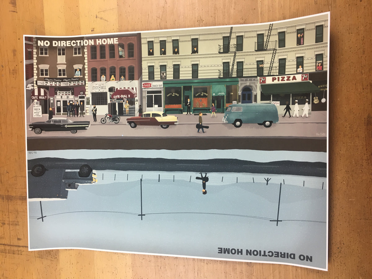 No Direction Home - 2015 Max Dalton Poster Art Print Bob Dylan – Sold ...