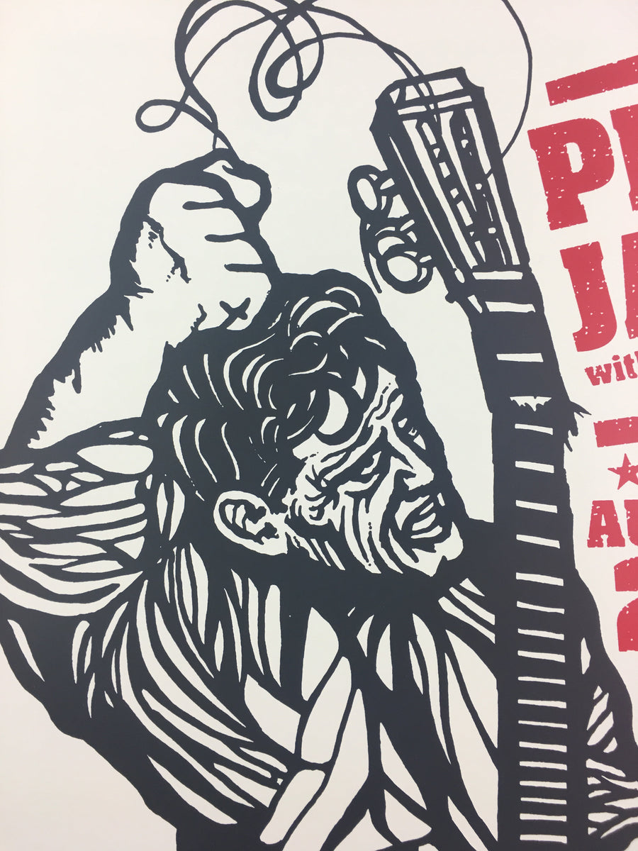 Pearl Jam - 2003 Ames Design Poster Adelaide, AUS Entertainment Center ...