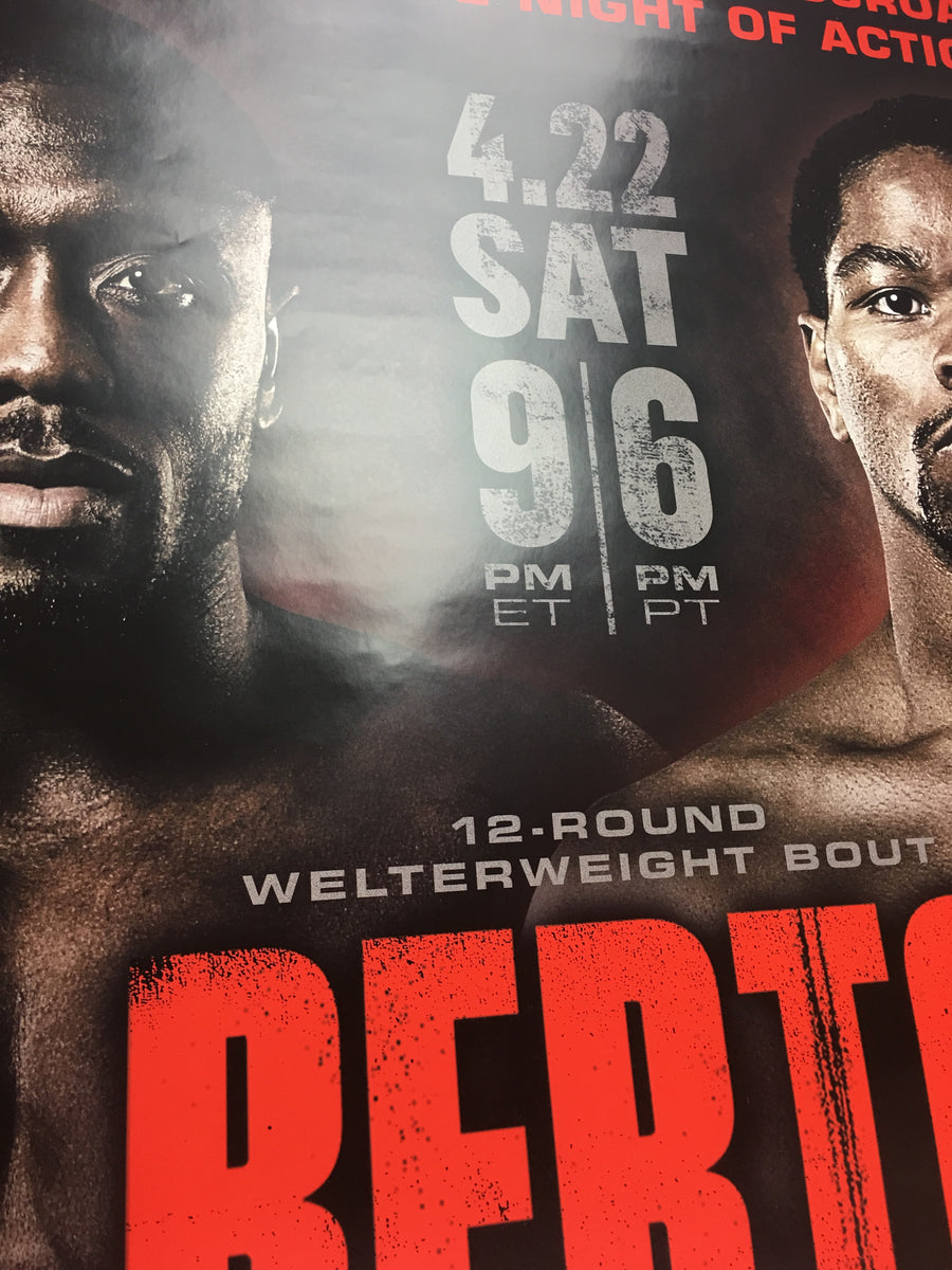 Boxing - 2017 Berto vs Porter Poster – Sold Out Posters