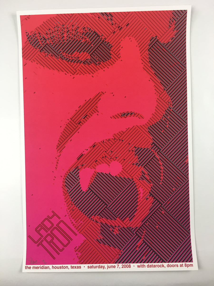 Ladytron - 2008 Todd Slater Poster Houston, TX Meridan – Sold Out Posters