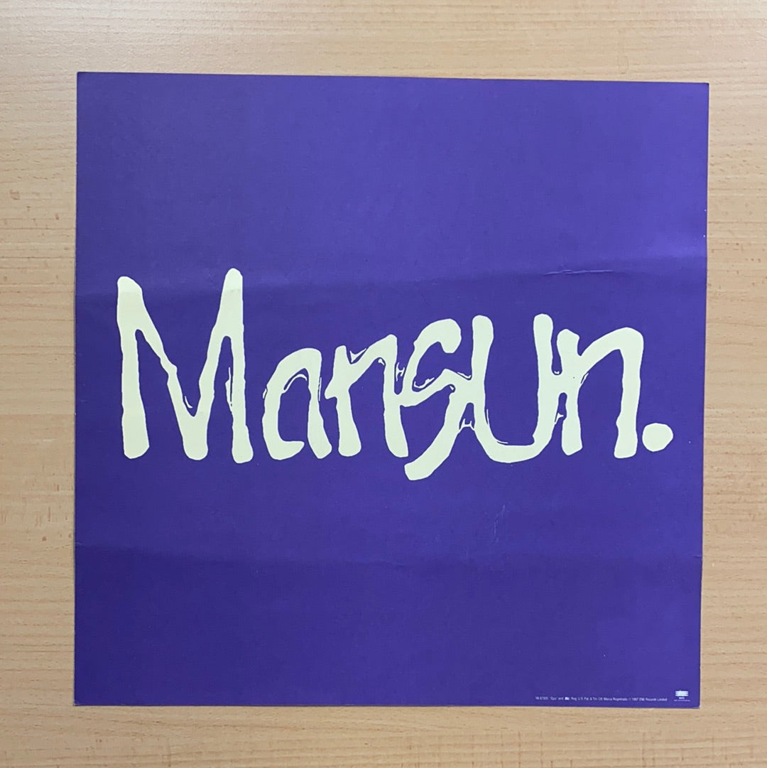 Mansun - 1997 original vinyl poster insert 12x12 record art – Sold Out ...