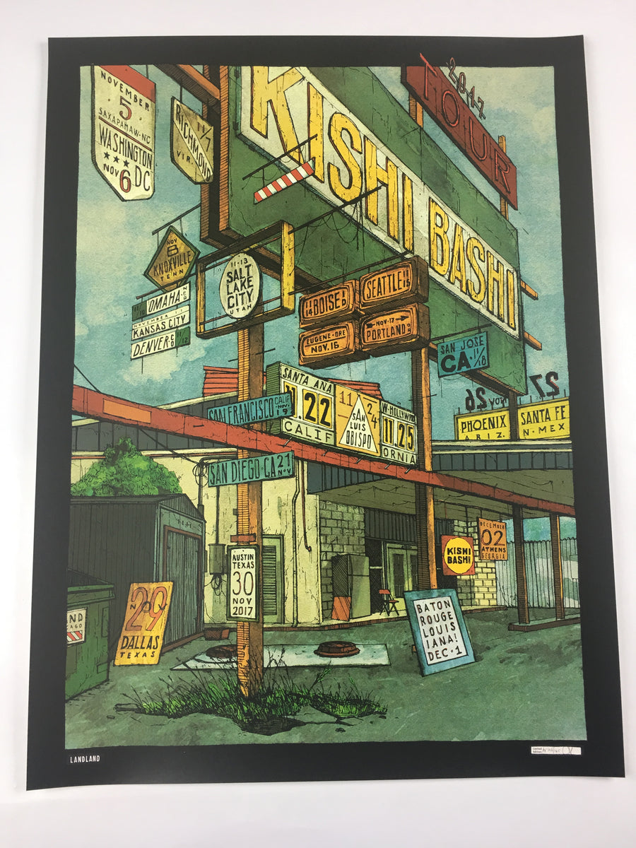 Kishi Bashi - 2017 Landland Poster Winter Tour – Sold Out Posters