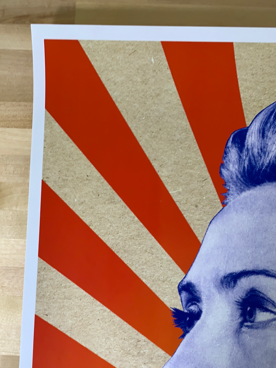 Hillary Clinton - 2016 Tony Puryear 1st edition original poster, Art p ...
