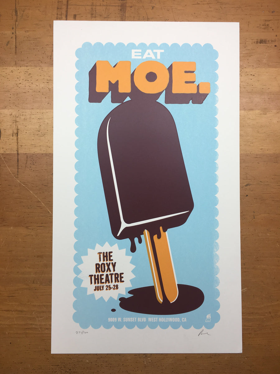 moe. - 2006 Methane Studios poster Los Angeles, CA The Roxy Theater ...