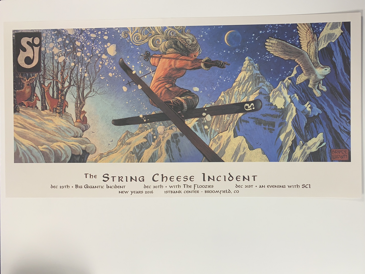 String Cheese Incident - 2016 poster Broomfield, CO – Sold Out Posters
