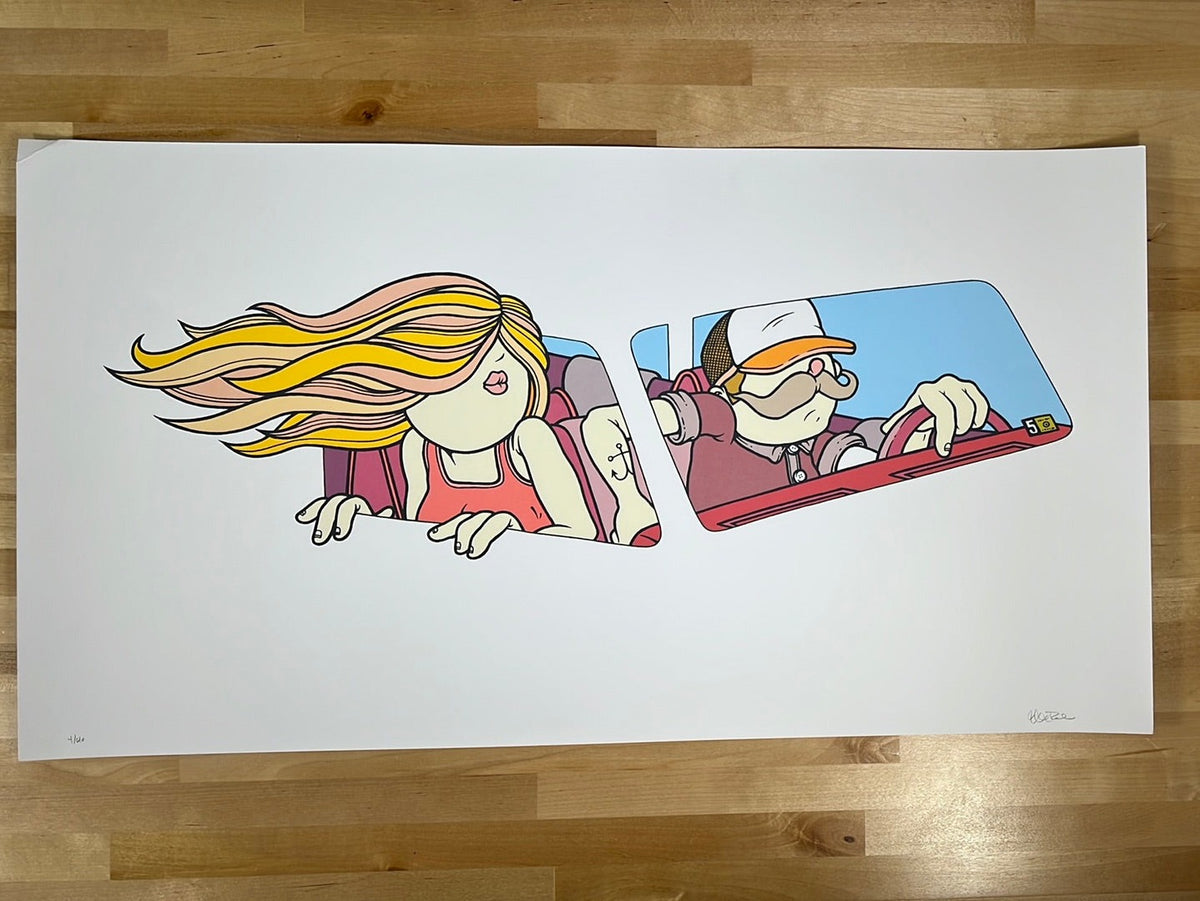 Untitled (couple) - Mike Budai poster art print – Sold Out Posters
