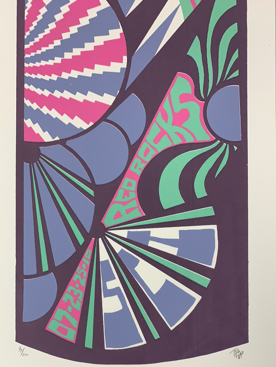 String Cheese Incident - 2010 Tripp poster Red Rocks Morrison, CO 1st ...